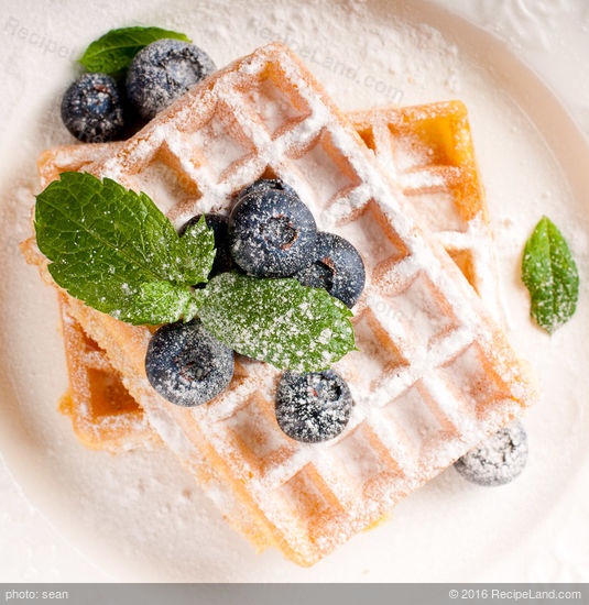 Crisp Waffles Recipe | RecipeLand