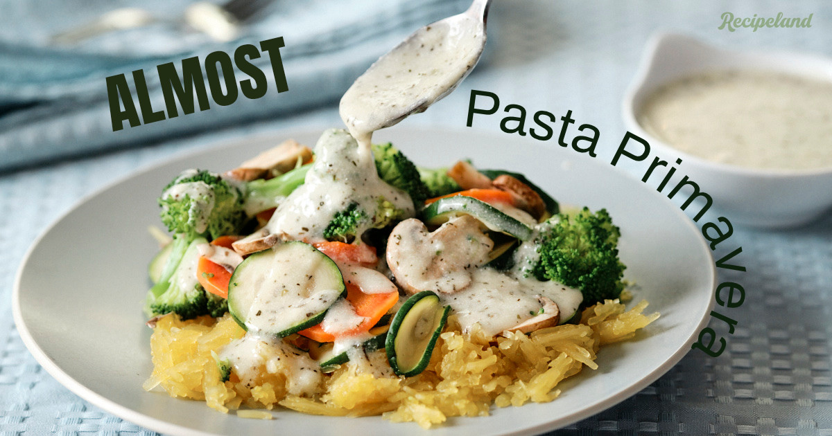 Almost Pasta Primavera Recipe | RecipeLand